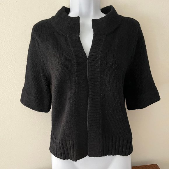 LOFT | Sweaters | Loft Hook And Eye Closure Knit Midlength Cardigan ...